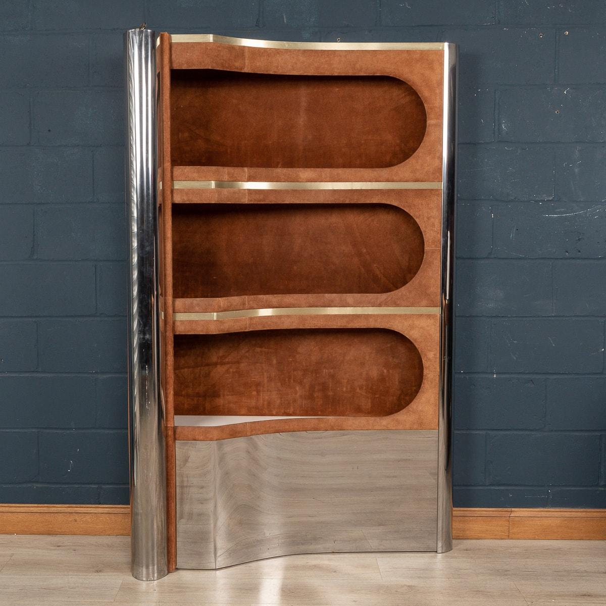 20th Century Italian Standing Dry Bar By Willy Rizzo, c.1970 at 1stDibs