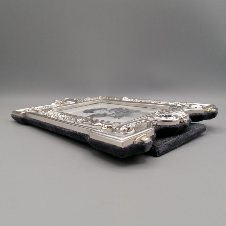 20th Century Italian Sterling Silver Picture Frame For Sale at 1stDibs