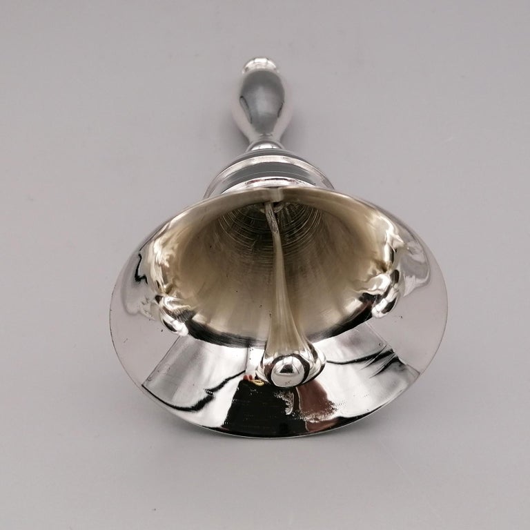 20th Century Italian Sterling Silver Table Bell For Sale at 1stDibs