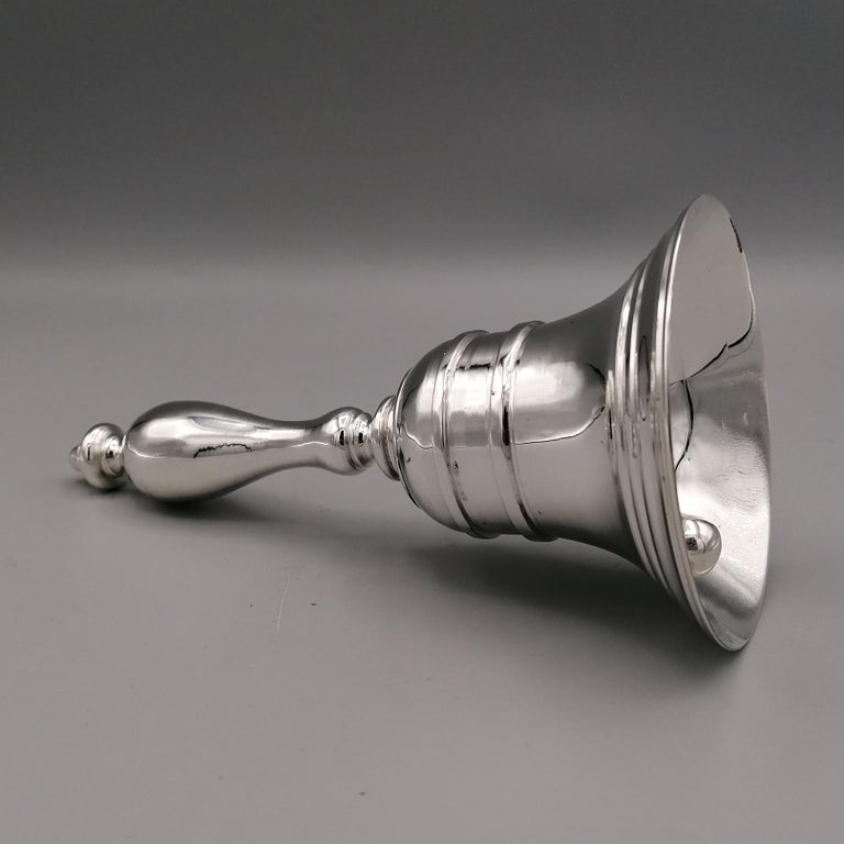 20th Century Italian Sterling Silver Table Bell For Sale at 1stDibs