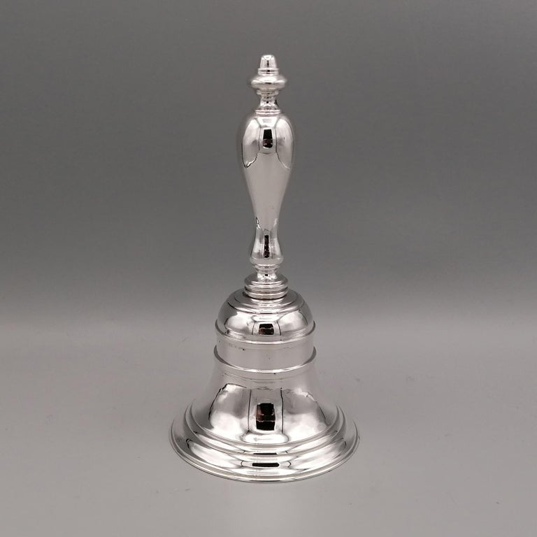 20th Century Italian Sterling Silver Table Bell For Sale at 1stDibs
