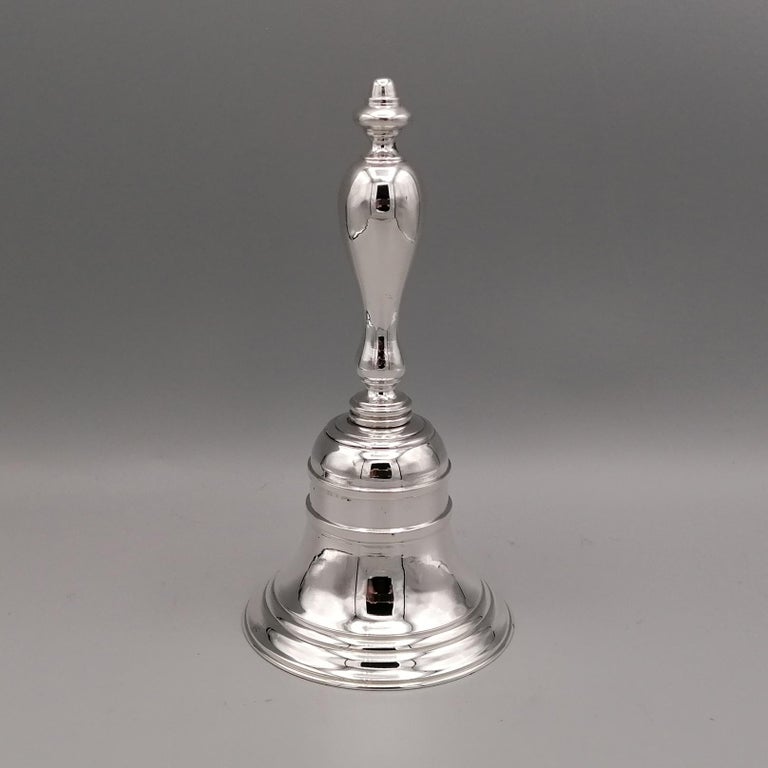 20th Century Italian Sterling Silver Table Bell For Sale at 1stDibs