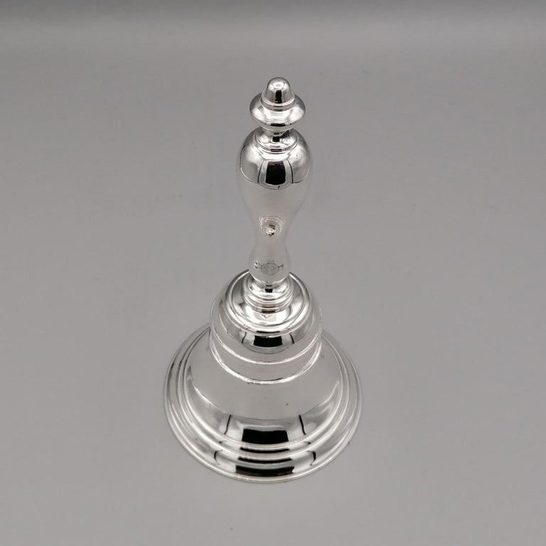 20th Century Italian Sterling Silver Table Bell For Sale at 1stDibs