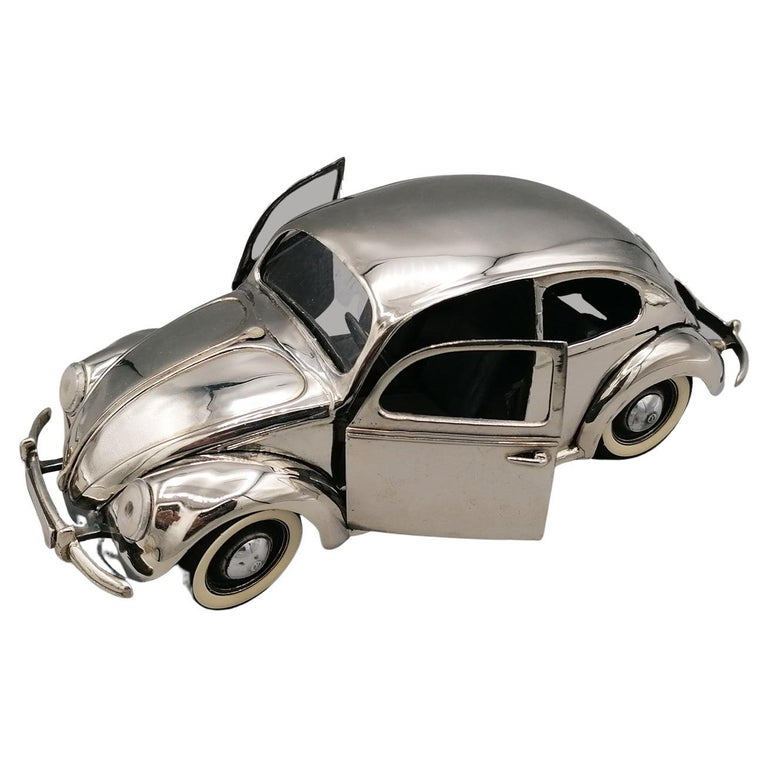20th Century Italian Sterling Silver Volkswagen Beetle Typ1 Model Car ...