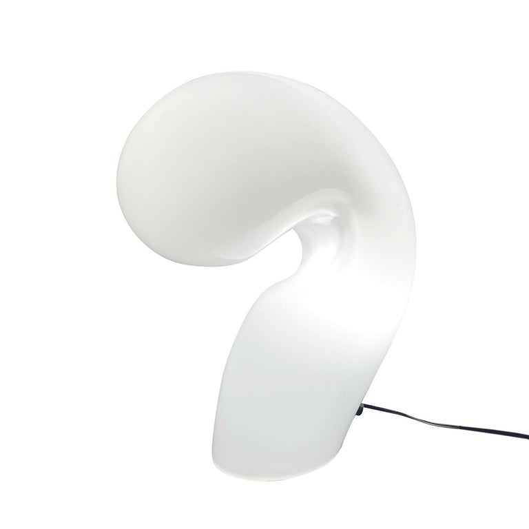 20th Century Italian Vintage Frosted Murano Glass Table Light by Gino ...