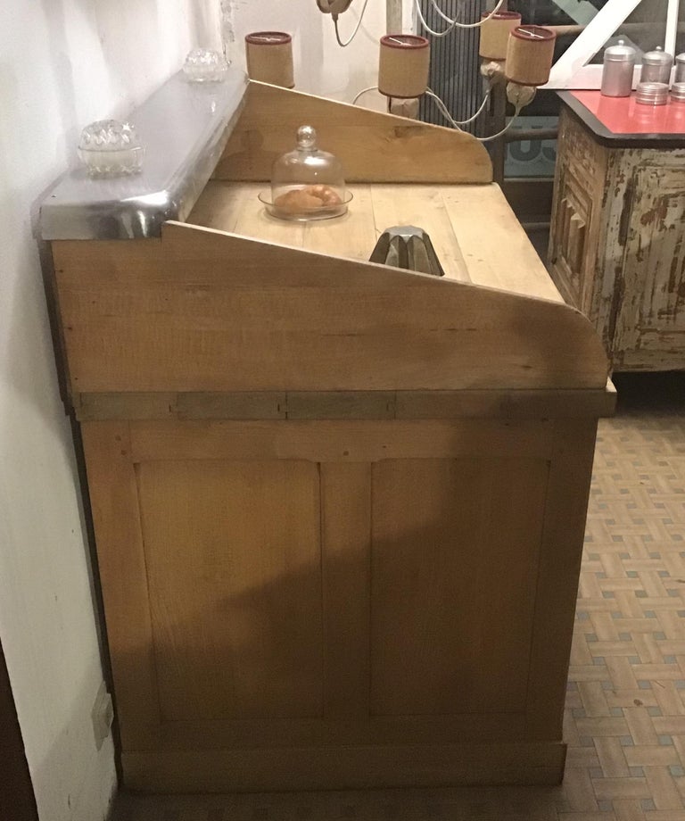 20th Century Italian Wooden Pastry Counter with Drawers, 1940s For Sale ...