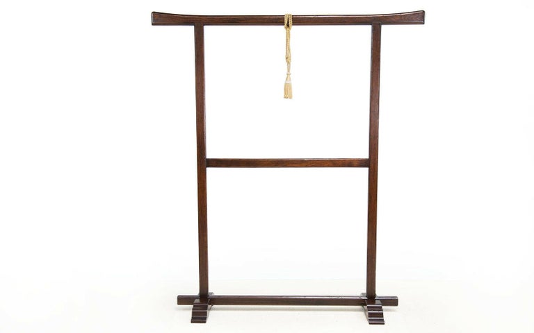 20th Century Japanese Oriental Hardwood Kimono Display Stands For Sale ...