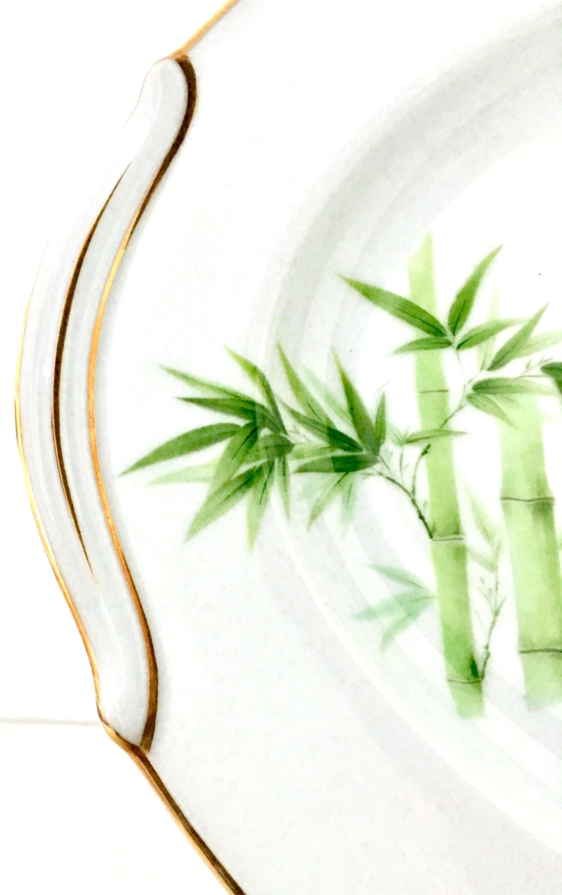 Japanese Porcelain "Green Bamboo" Serving Piece Set/2 by Noritake at ...