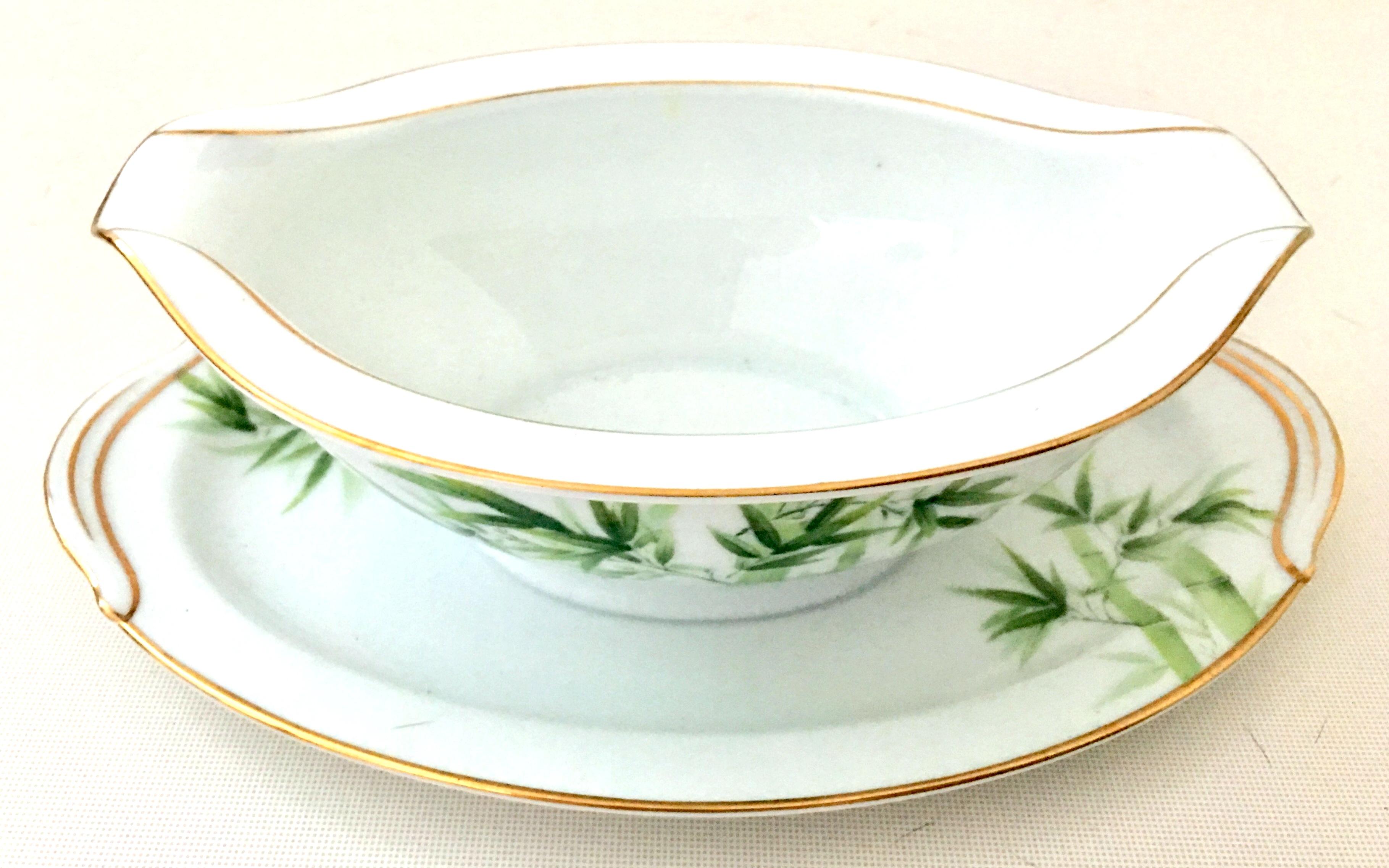 Japanese Porcelain "Green Bamboo" Serving Piece Set/2 by Noritake at ...