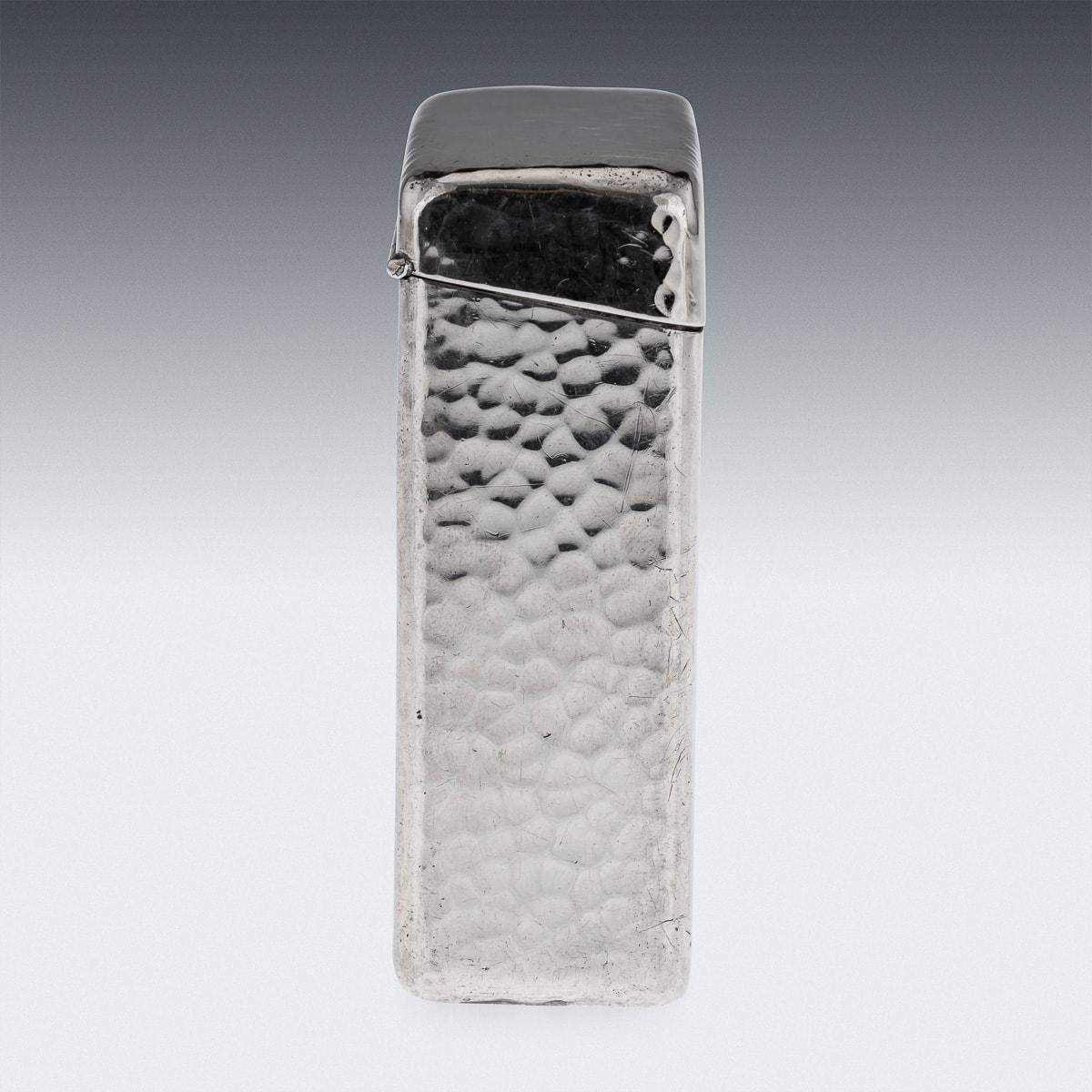 20th Century Japanese Solid Silver Playing Cards Box For Sale at 1stDibs