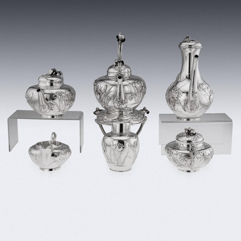 kent silver tea set