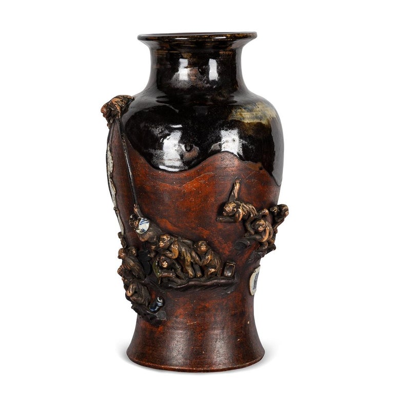 20th Century Japanese Suwida Gawa Vase, Meiji Period, c.1900 For Sale ...