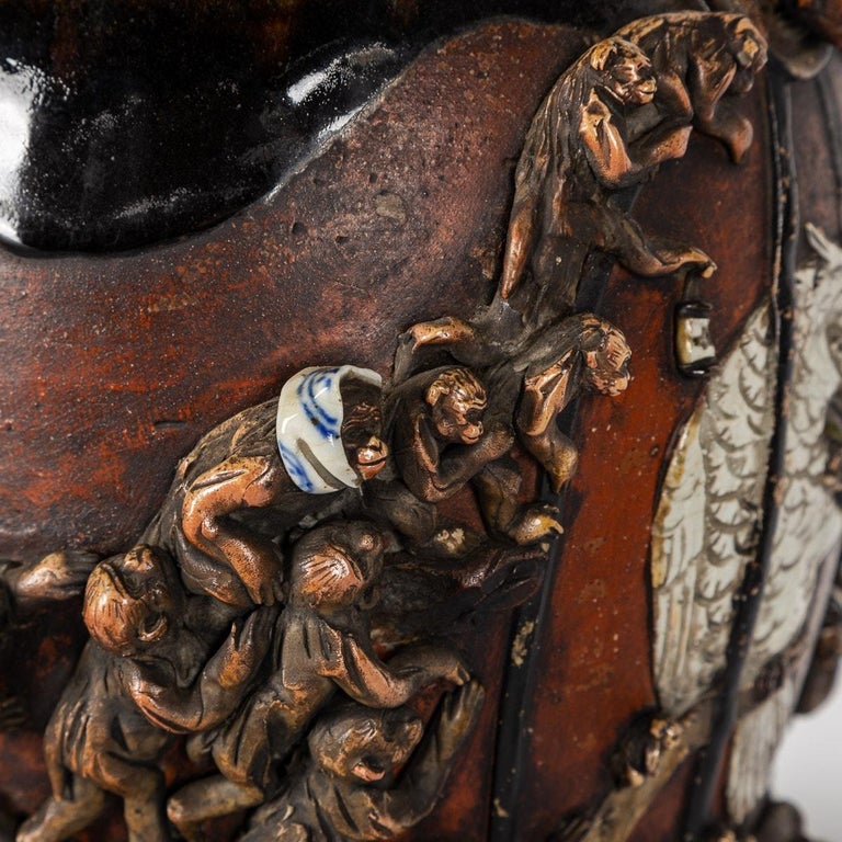 20th Century Japanese Suwida Gawa Vase, Meiji Period, c.1900 For Sale ...