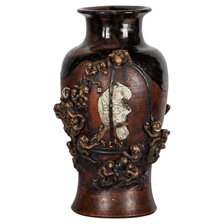 20th Century Japanese Suwida Gawa Vase, Meiji Period, c.1900 For Sale at 1stDibs