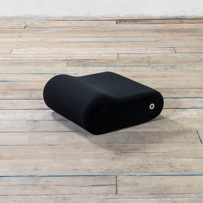 20th Century Joe Colombo Pair of Black Multichair Settees for B-Line ...