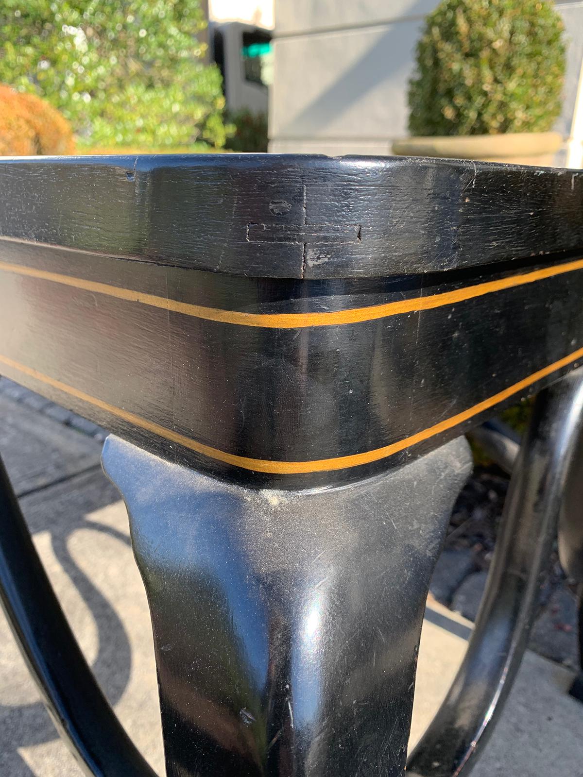 20th Century Lacquered Coffee / Cocktail Table Base at 1stDibs