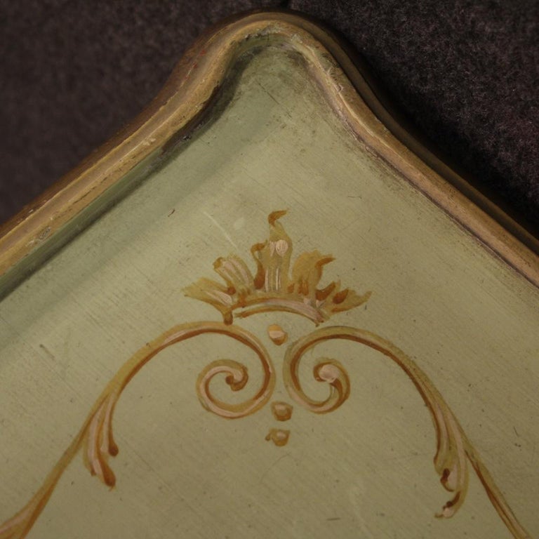 20th Century Lacquered, Gilded and Hand-Painted Wood Venetian Writing ...