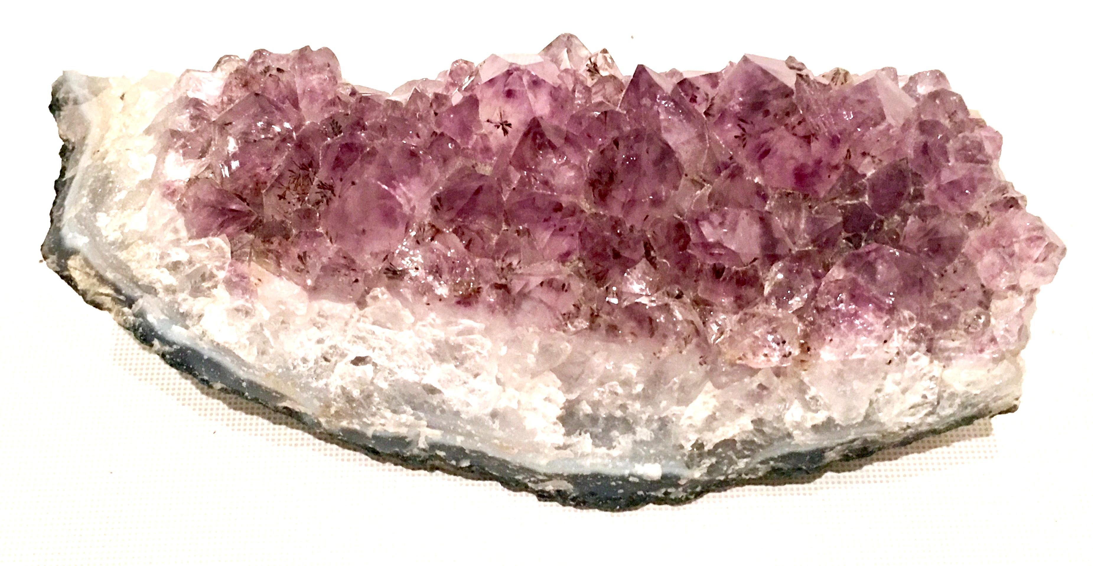 20th Century Large Brazilian Amethyst Geode Fragment Specimen Sculpture ...