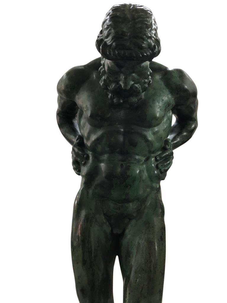 20th Century Large Bronze Statue of Atlas For Sale at 1stDibs