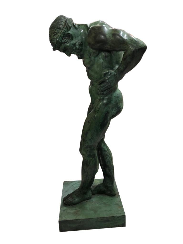 20th Century Large Bronze Statue of Atlas For Sale at 1stDibs