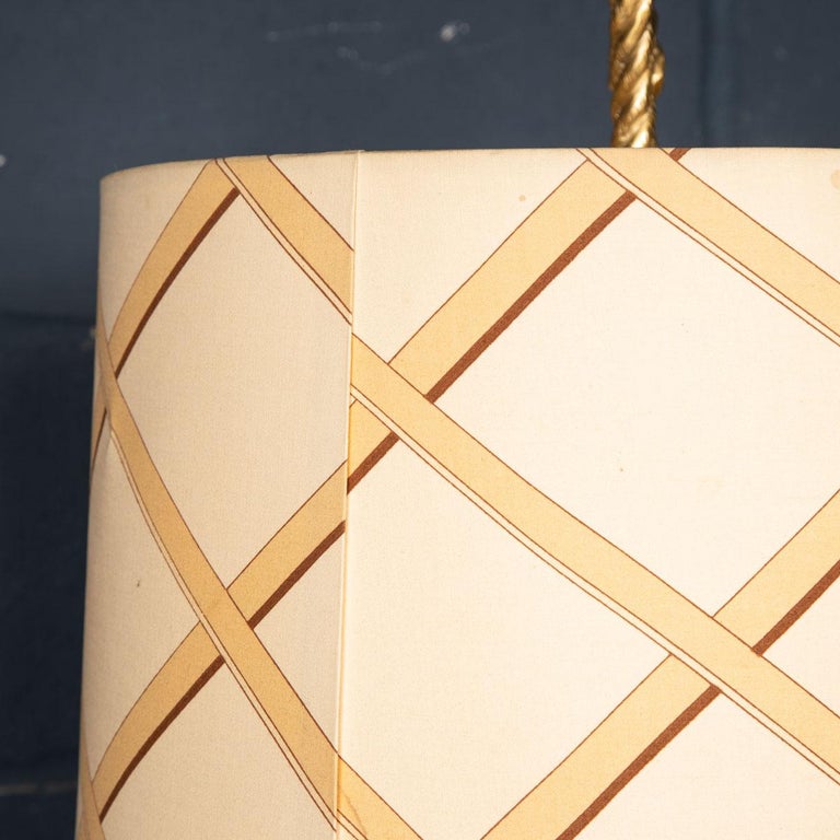 20th Century Large Table Lamp with Original Shade Attributable to Gucci ...