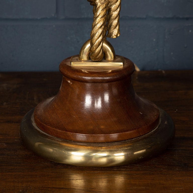 20th Century Large Table Lamp with Original Shade Attributable to Gucci ...