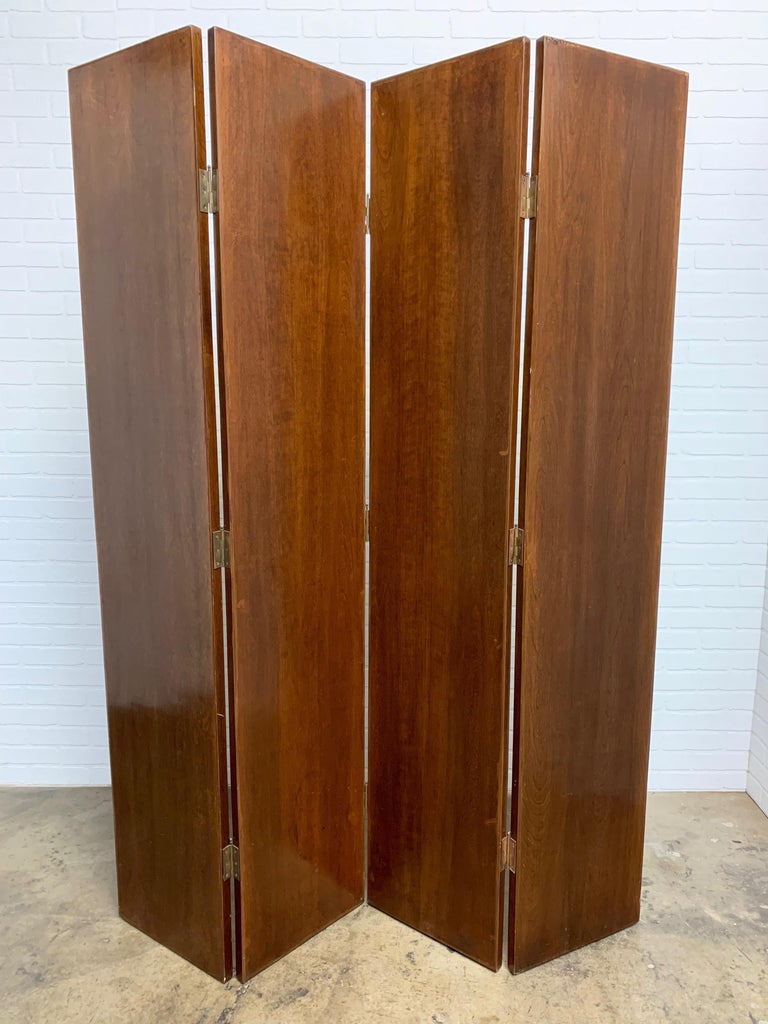 20th Century Leather Book Room Divider at 1stDibs