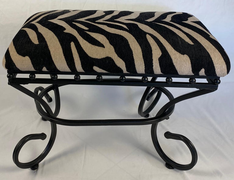 20th Century Leopard Vintage Stool For Sale at 1stDibs
