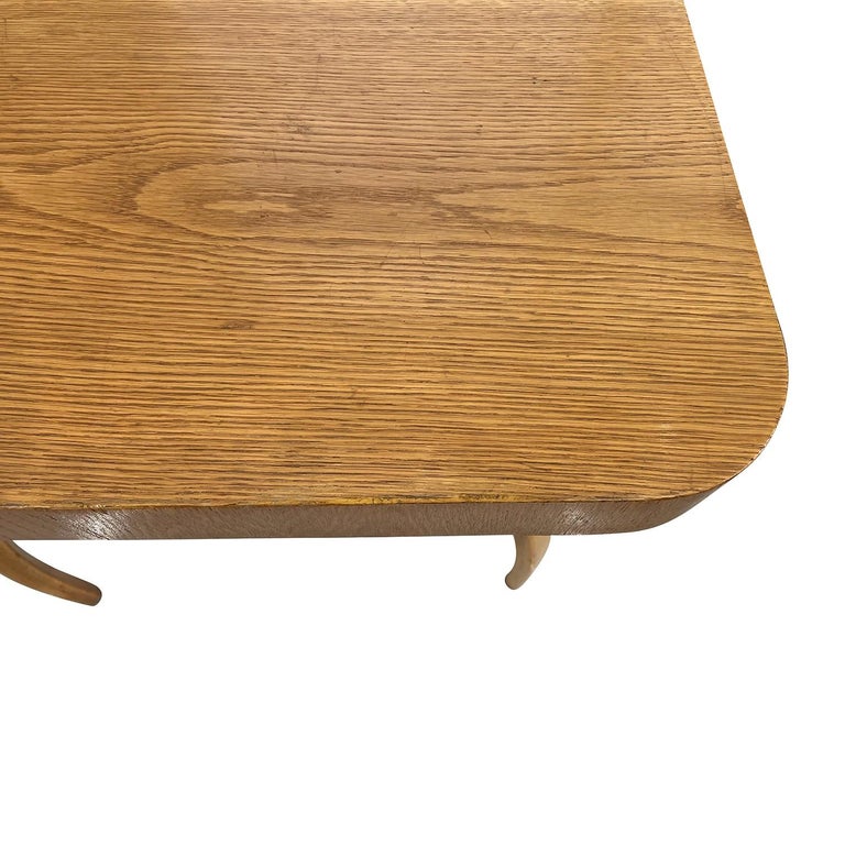 20th Century Light-Brown Czech Walnut Spider Side Table by Jindrich ...