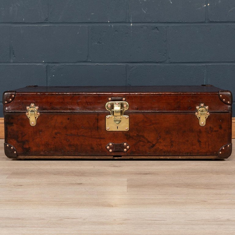 20th Century Louis Vuitton Cabin Trunk In Natural Cow Hide, Paris, c ...