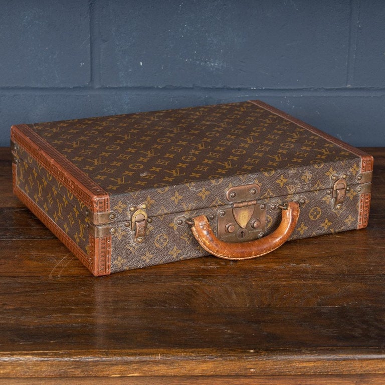 20th Century Louis Vuitton "President" Briefcase In Monogram Canvas ...