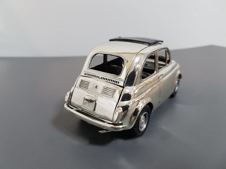 20th Century Made in Italy Sterling Silver Car Fiat 500F at 1stDibs