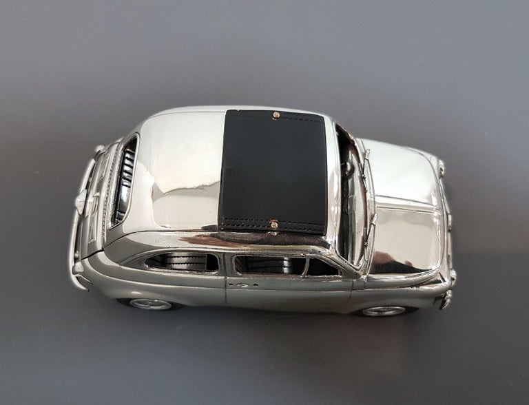 20th Century Made in Italy Sterling Silver Car Fiat 500F at 1stDibs