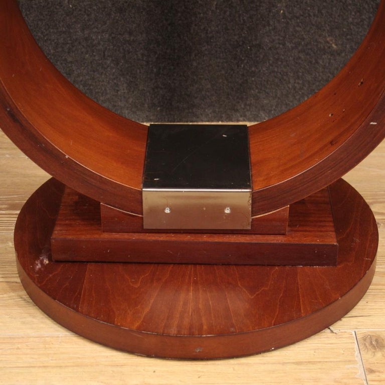 20th Century Mahogany and Fruitwood Italian Design Coffee Table, 1970 ...