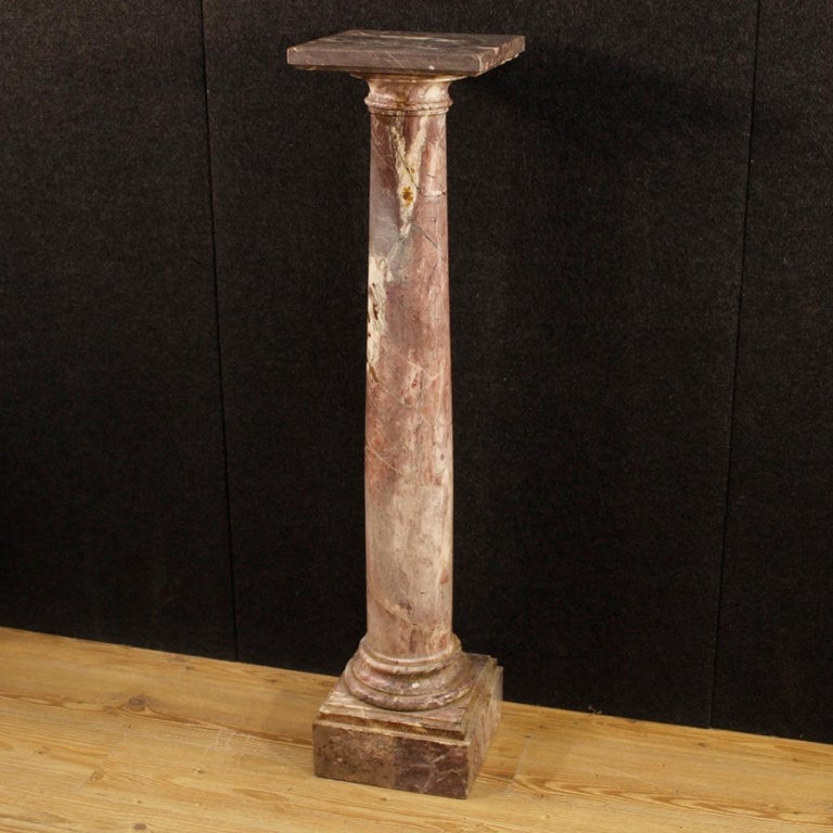 20th Century Marble French Column, 1920 For Sale at 1stDibs