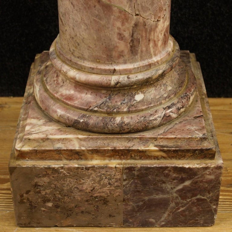 20th Century Marble French Column, 1920 For Sale at 1stDibs