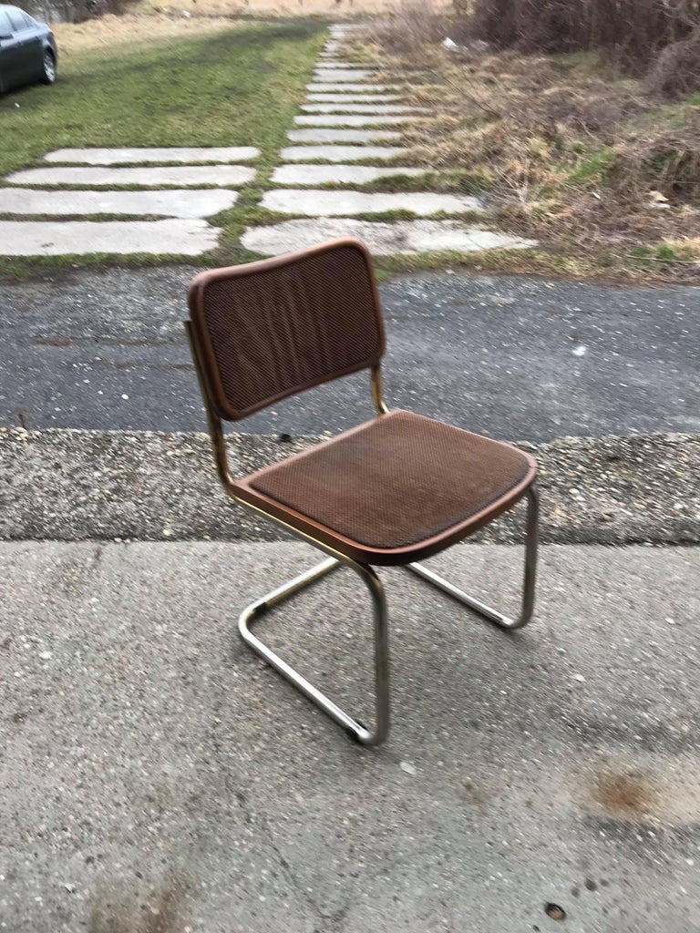 20th Century Marcel Breuer Cesca Chairs and Table, Conference, Dinning ...