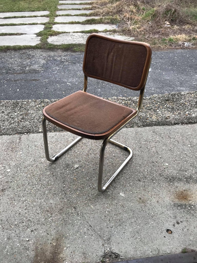 20th Century Marcel Breuer Cesca Chairs and Table, Conference, Dinning ...