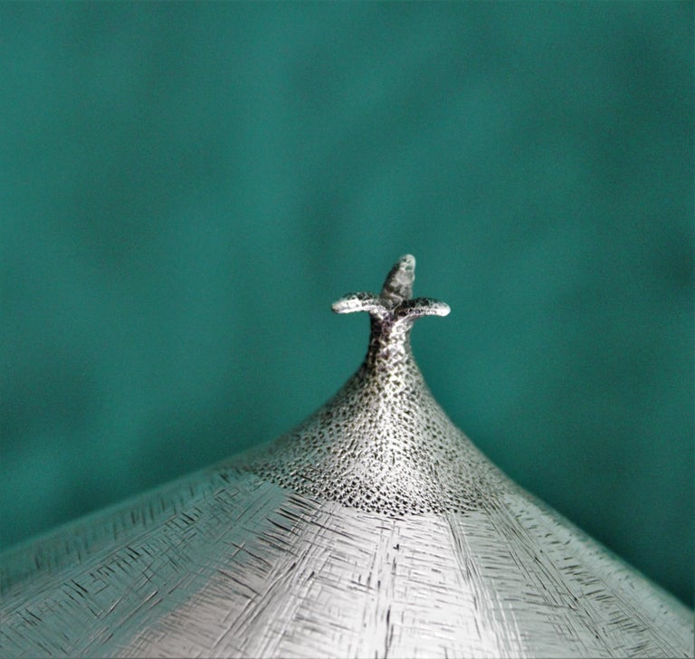 20th Century Mario Buccellati Sterling Silver Engraved Chestnut Bowl ...