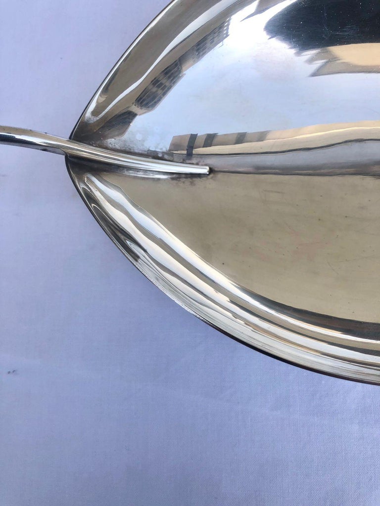 20Th Century, Mid-Century Modern, Amazing Silverplated Bowl, Italy 1970 ...