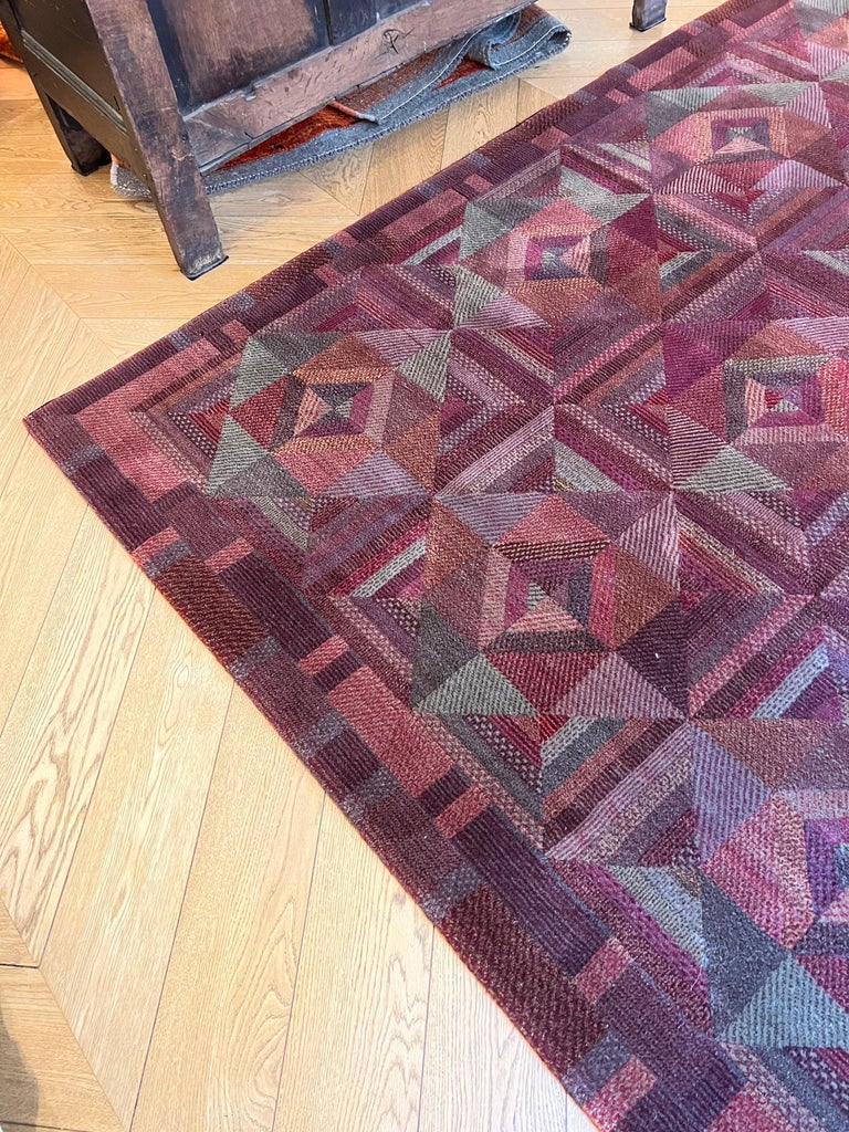 20th Century Missoni Casa Purple, Brown, Wine Coloured and Rug, circa ...