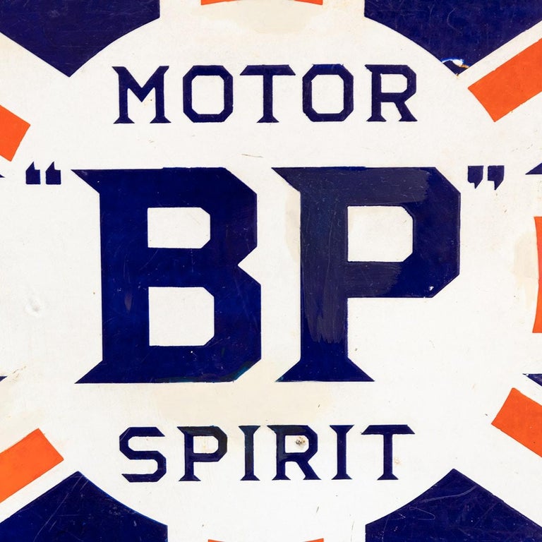 20th Century Motor "Bp" Spirit' Enamel Advertising Sign, circa 1910 For ...