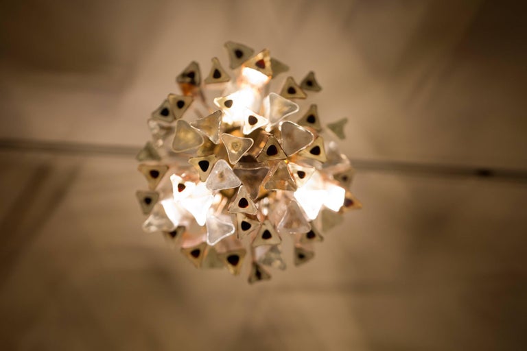 20th Century Murano Glass Design Chandelier by Marcel Barbier For Sale ...