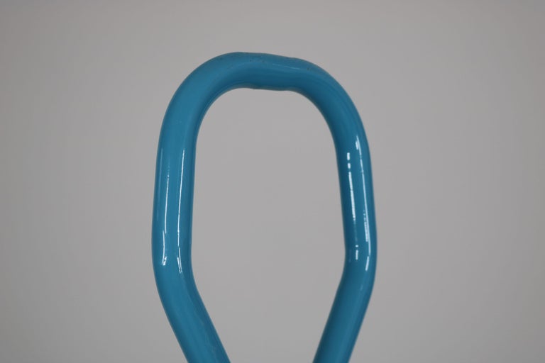 20th Century Mute Servant in Blue Lacquered Tubular Steel from the ...