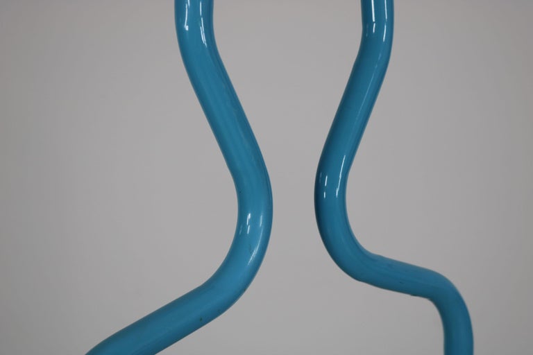 20th Century Mute Servant in Blue Lacquered Tubular Steel from the ...
