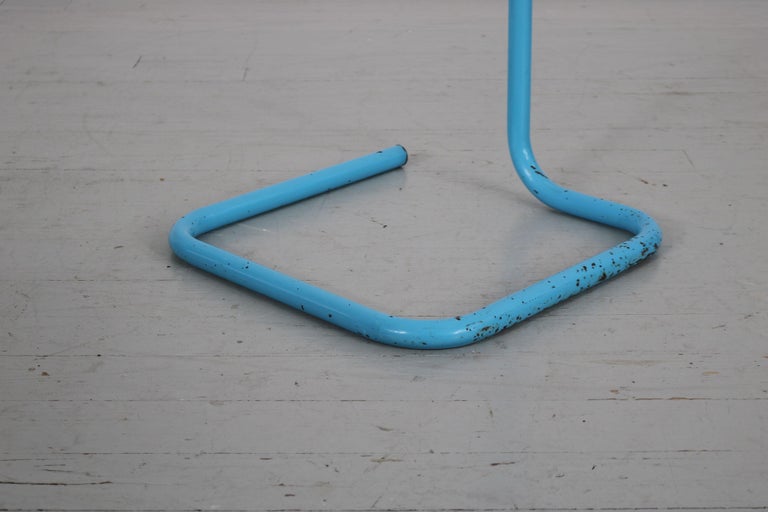 20th Century Mute Servant in Blue Lacquered Tubular Steel from the ...