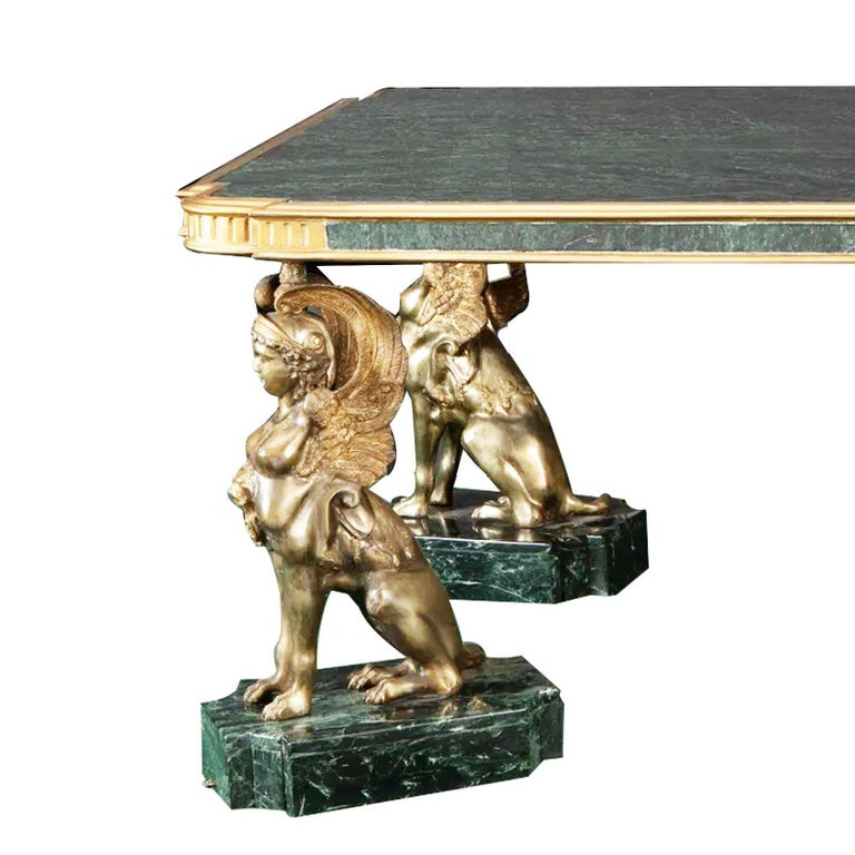 20th Century Neoclassical-Style Library Table For Sale at 1stDibs