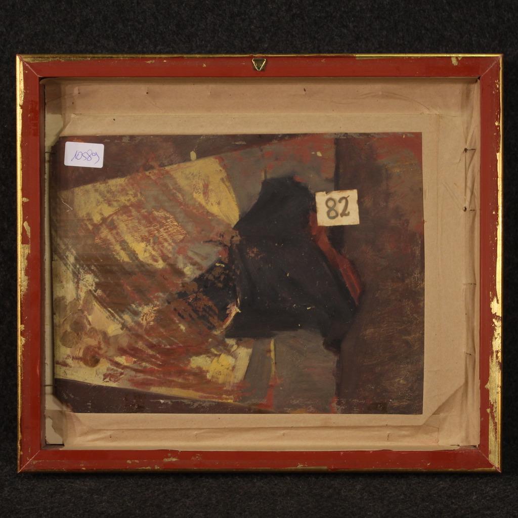 20th Century Oil on Board Italian Signed Viazzi Painting Guardian Angel, 1920 For Sale at 1stDibs