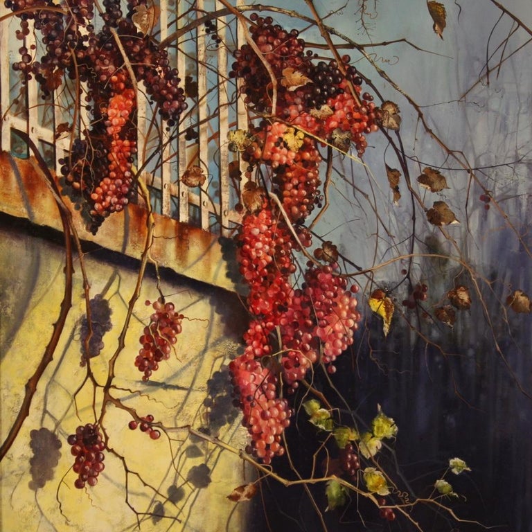20th Century Oil on Canvas French Signed Painting, 1980 For Sale at 1stDibs