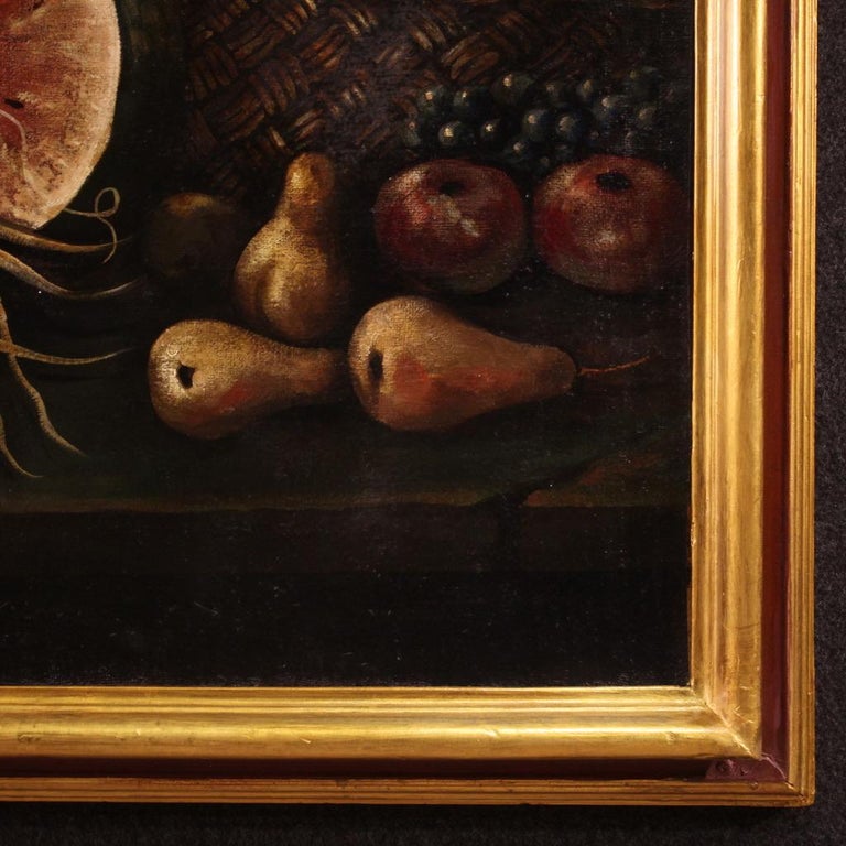 20th Century Oil on Canvas Italian Still Life Painting, 1930 For Sale ...